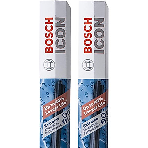 BOSCH 22A22B ICON Beam Wiper Blades - Driver and Passenger Side - Set of 2 Blades (22A & 22B)