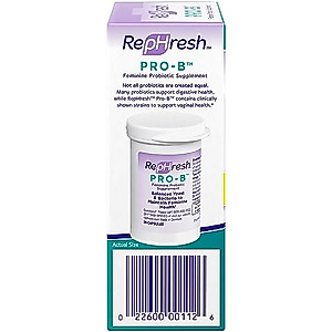 Rephresh Pro-B Probiotic Supplement for Women, 30 Oral Capsules