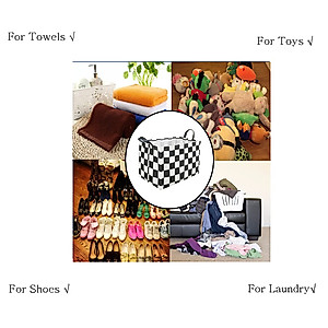 MAIZMZ Rectangular Storage Basket Collapsible Organizer Bin Waterproof Toy Box for Organizing Home/Dorm/Kitchen/Pet/Office/Closet/Shelf/Gift Baskets