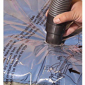 Simple Houseware 15-Pack Vacuum Storage Space Saver for Bedding, Pillows, Towel, Blanket, Clothes Bags (2-Jumbo, 5-XL, 4-L, 4-M)