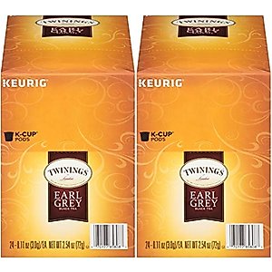 Twinings Earl Grey Tea Keurig K-Cup Pods (48 Count)