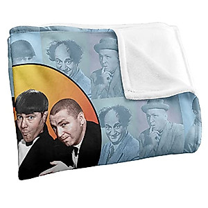 Three Stoofes Portraits Silky Touch Super Soft Throw Blanket 36" x 58"