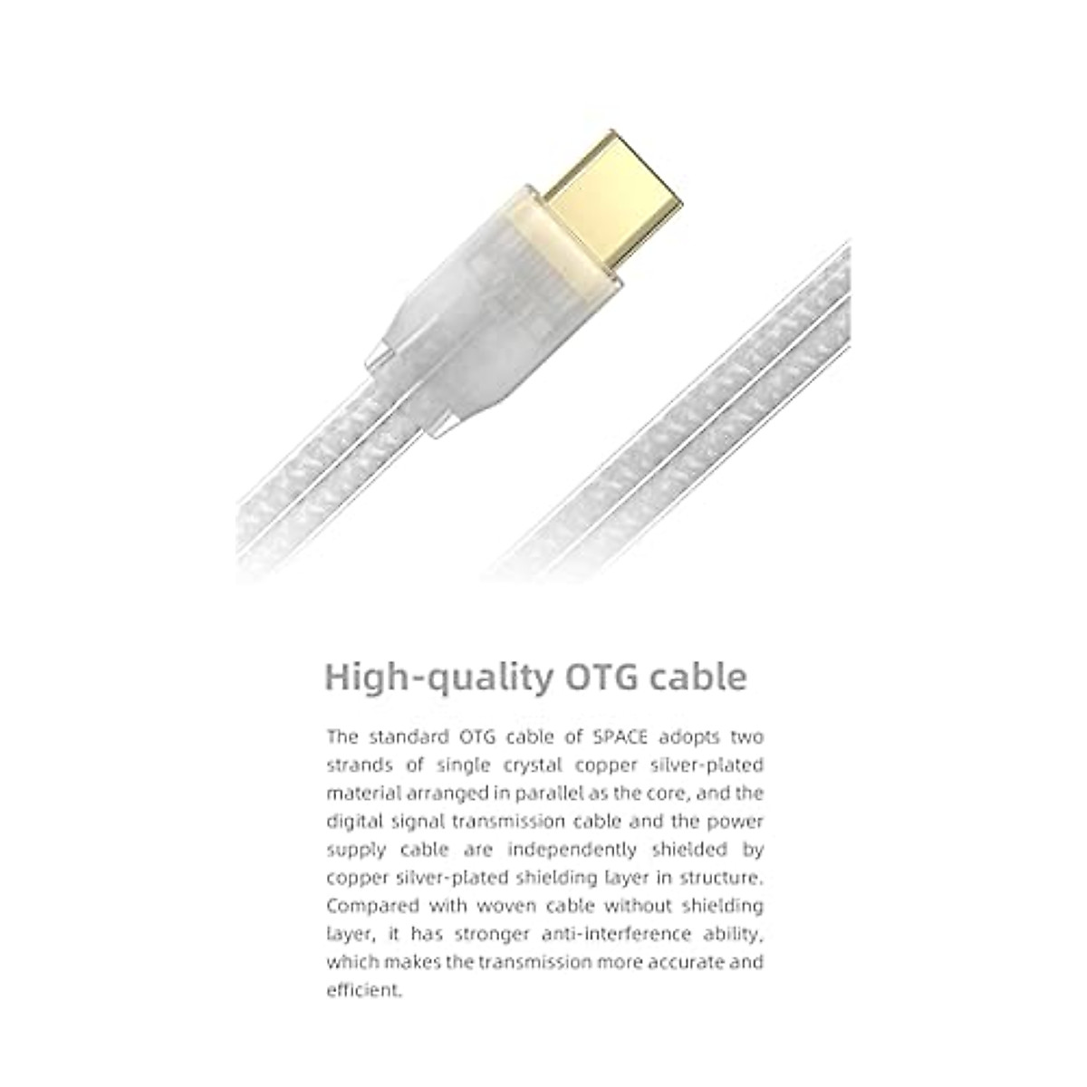 Fanmusic TANCHJIM Space Portable DAC Headphone Amplifier Support DSD256 32Bit/768kHz 3.5mm/4.4mm Output USB Type C Input DAC Amp