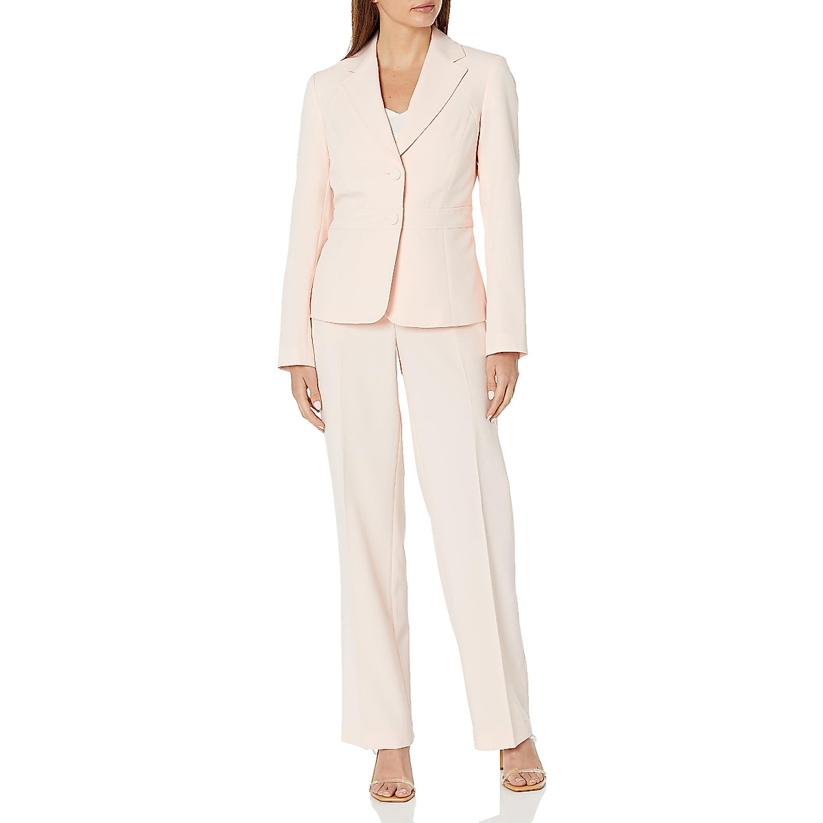 Le Suit Women's Plus Size Jacket/Pant Suit, Fantasy