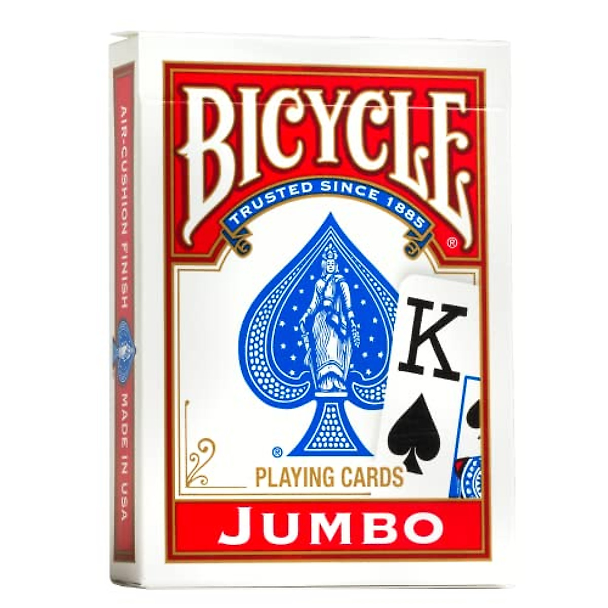 Bicycle Playing Cards, Jumbo Index, 12 Pack,Red & Blue