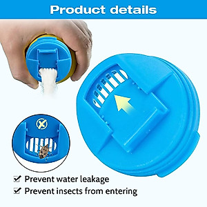 Soda Can Covers, 2024 Soda Can Lids, Can Lid Covers Round Protector, Reusable Can Covers for Soda, Can Spill Stopper or Protector for Drink Juice Cans Storage 2.4 Inches (3PC)