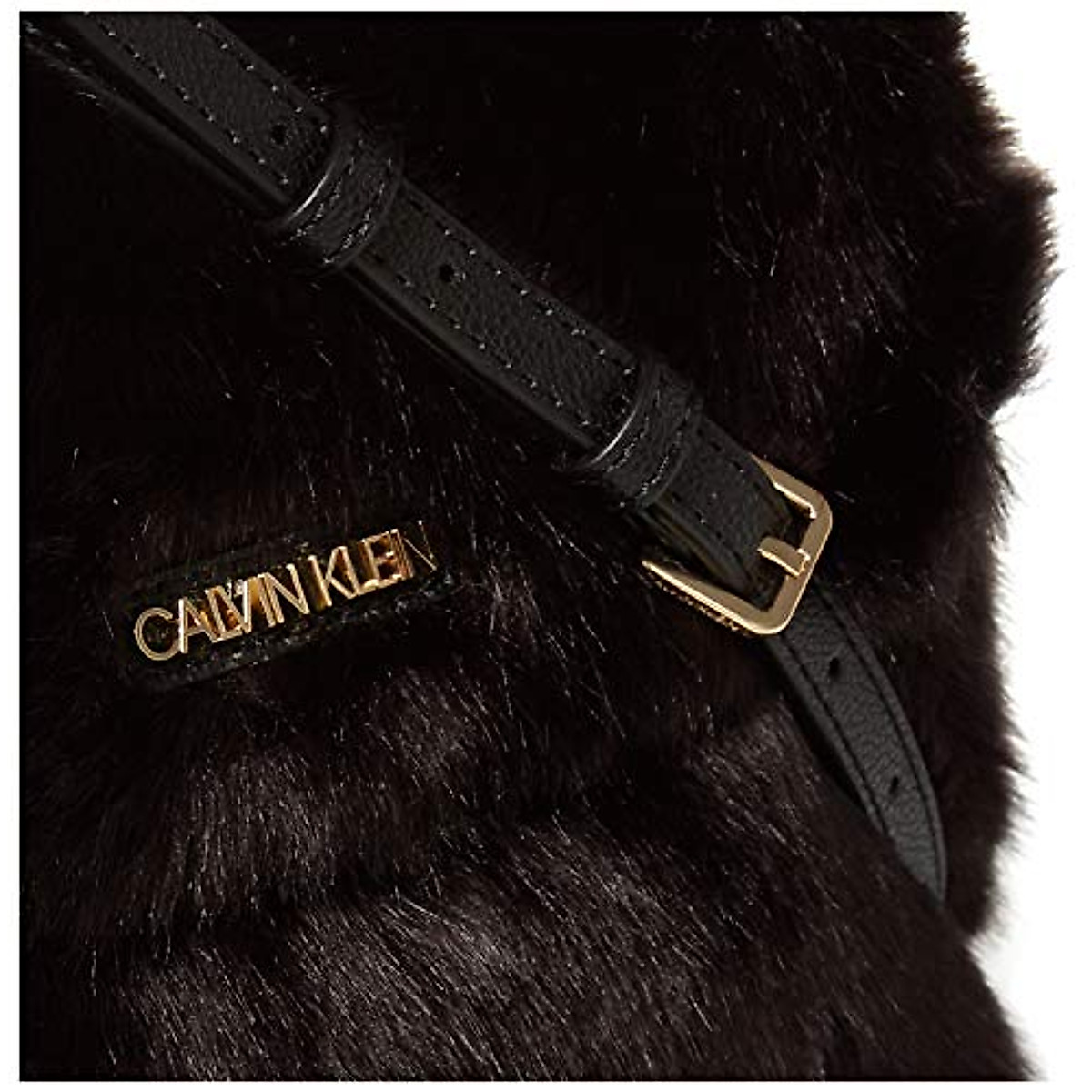 Calvin Klein Leilani Micro Pebble Top Handle Crossbody, Black