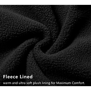 THE GYM PEOPLE Men's Fleece Pullover Hoodie Loose Fit Ultra Soft Hooded Sweatshirt With Pockets Black