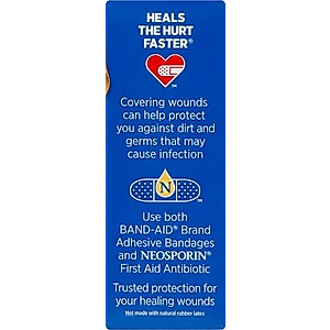 Band-Aid Brand Flexible Fabric Adhesive Bandages, Comfortable Flexible Protection & Wound Care of Minor Cuts & Scrapes, Quilt-Aid Technology to Cushion Painful Wounds, All One Size, 30 ct