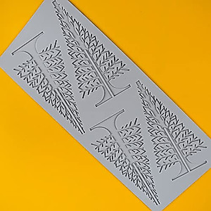 AK ART KITCHENWARE Christmas Fondant Silicone Icing Mats for Cakes Moldes De Silicona Baking Mold Cake Pastry Tools Cake Decorating Lace Mats LFM-289