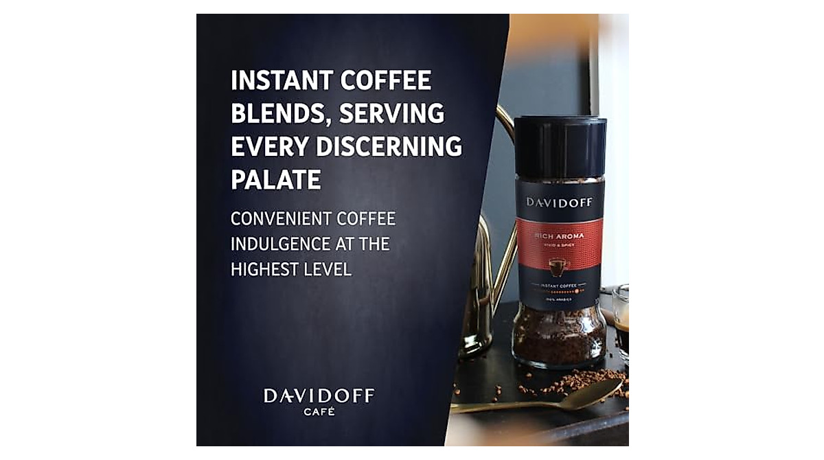 Davidoff Cafe Rich Aroma Instant Coffee - 100g Jars Pack of 2
