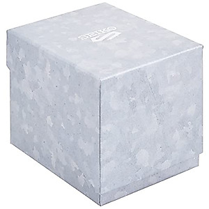 SEIKO Men's 5 Sports Stainless Steel Automatic Watch with Silicone Strap, Brown, 22 (Model: SRPE80)