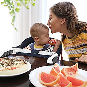 MTWML Hook On Chair,Portable High Chair,Clip On High Chair to Table,Table High Chair for Babies and Toddlers,Baby Feeding High Chair That Attaches to Table,Baby Booster Seat for Table (Black)