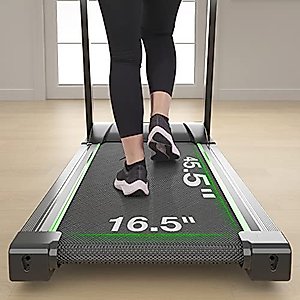 Superun Folding Treadmills for Home, 3HP Treadmill with LED for Walking & Running, Portable Treadmill with Bluetooth Connectivity APP