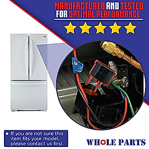 Whole Parts Refrigerator Compressor Overload Protector Part # 6750CL0001D - Replacement & Compatible With Some LG and Kenmore Refrigerators