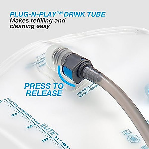 Ultimate Direction Water Reservoir, Hydration Bladder with Straw for Hiking, Running, Endurance Athletes, Made by Hydrapak, 1.5L-3.0L (2.0 Liters)