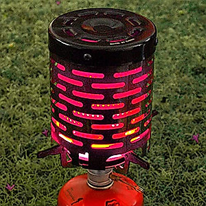 Lixada Outdoor Heater, Outdoor Portable Gases Heater Cover, Warmer Stoves Heating Cover, 4.5 5.7in (D H), Stainless Steel + Iron