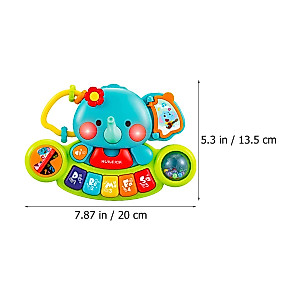 3 Pcs Piano Keyboard Toy Electric Piano Toy Early Educational Playthings Electric Piano Plaything Educational Musical Toy Electric Music Toy Electric Organ Toy Education Piano Toy