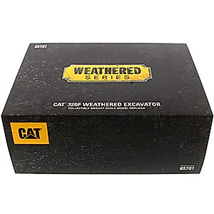 Diecast Masters 1:50 Caterpillar 320F L Excavator Model, Weathered Series Cat Trucks & Construction Equipment | 1:50 Scale Model Diecast Collectible Model 85701