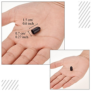 eBoot 150 Pack Pour Spot Caps Pourer Covers Liquor Caps Bottle Spout Dust Protection for Liquor Bottles, Black