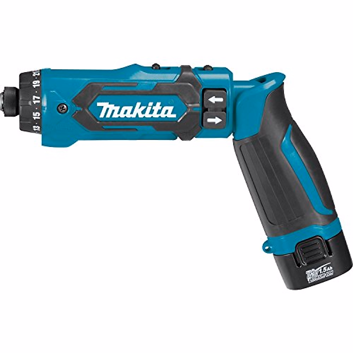 Makita DF012DSE 7.2V Lithium-Ion Cordless 1/4" Hex Driver-Drill Kit with Auto-Stop Clutch