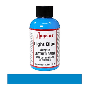 Angelus Acrylic Leather Paint, 4 Fl Oz (Pack of 1), Light Blue