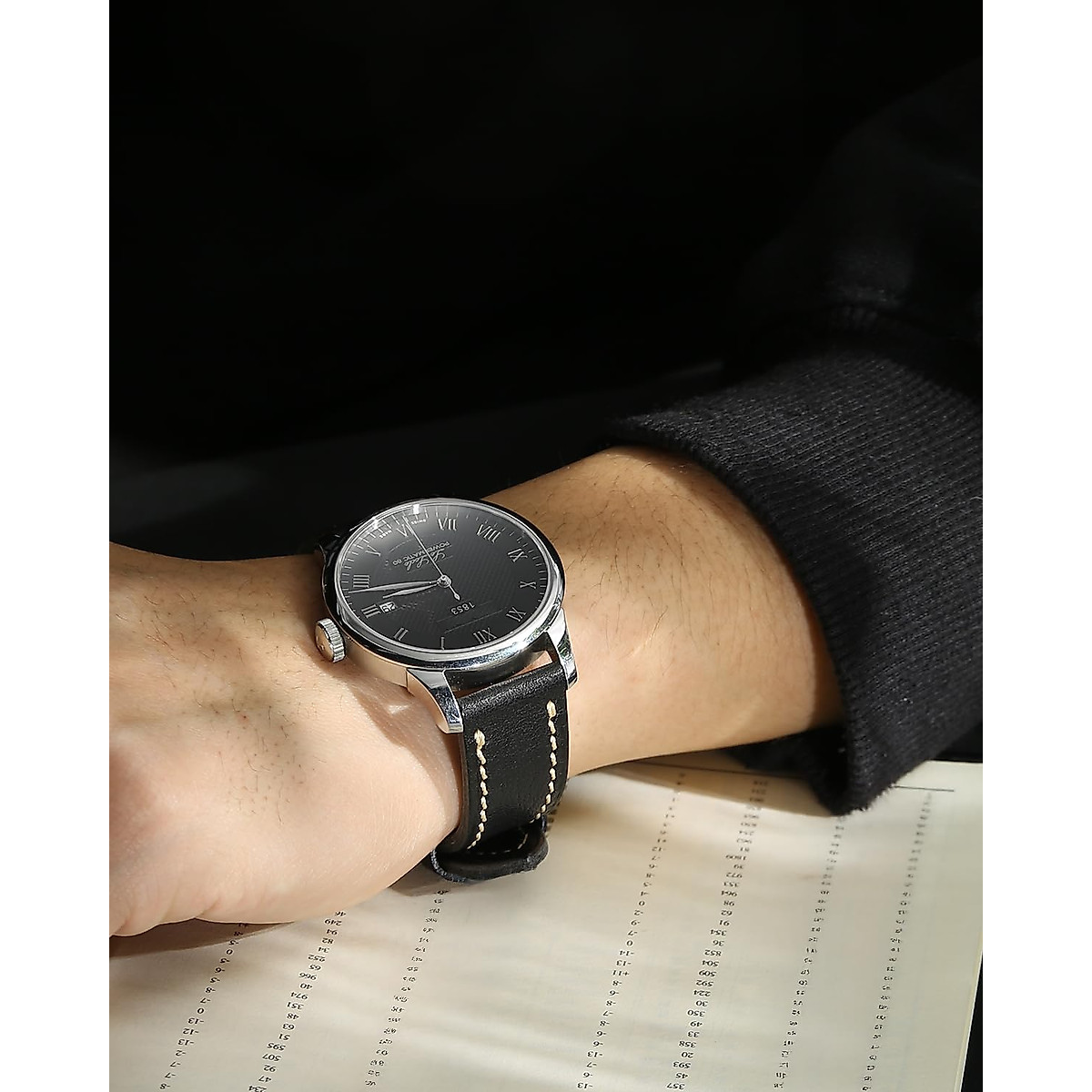 REZERO Leather Watch Bands, Handmade Watch Straps, Italian Top Grain Soft Leather Watch Bands Replacement, Vegetable-Tanned & Oil-Waxed Watch Bracelets 18/19/20/21/22/23/24/26mm for Men, Women