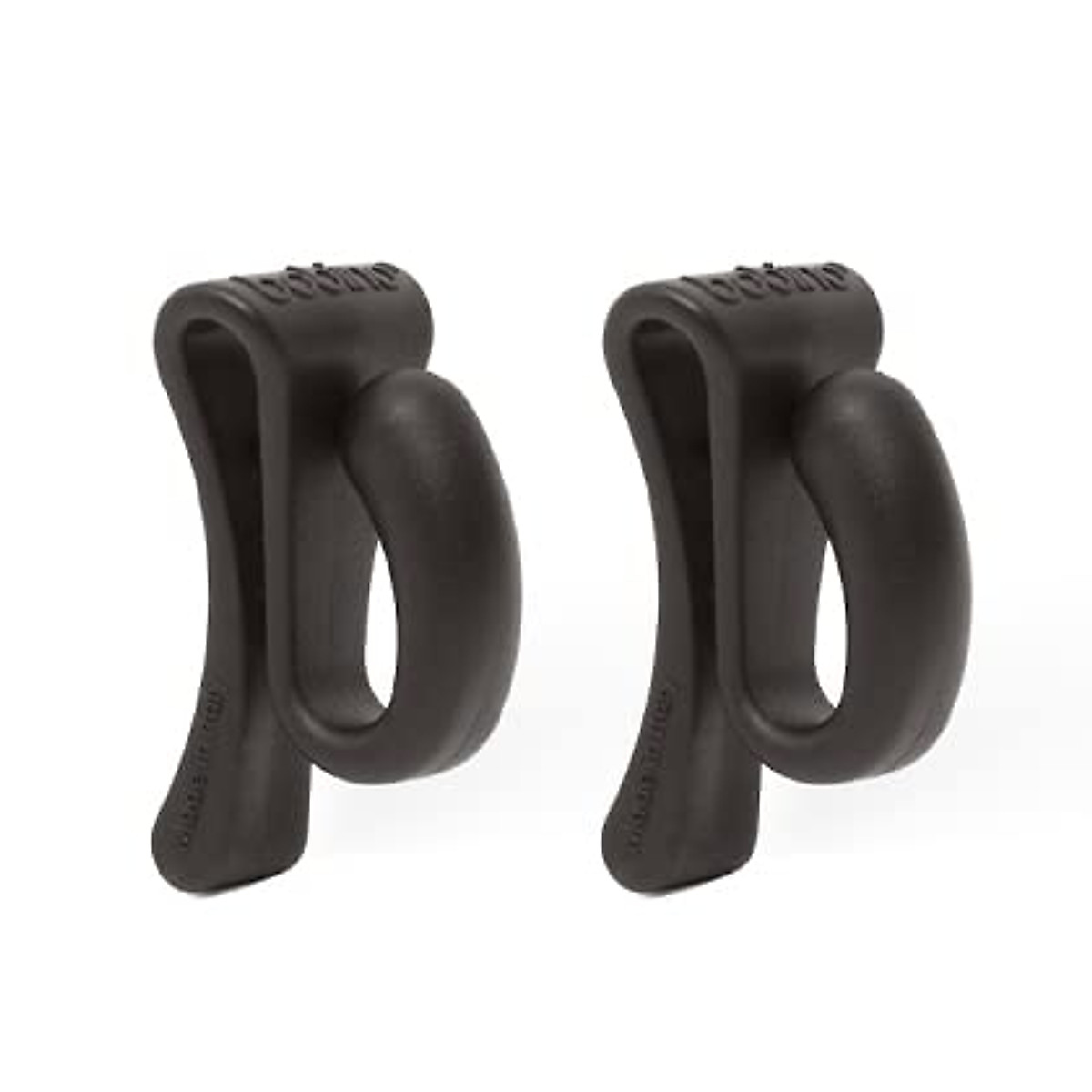 Bobino | Key Clip | Clip On Key Holder | Key Hook For Bag | Key Clip For Purse | Key Holder For Keychain | Purse Accessories | Key Chain Hooks & Compact Key Holder | Key Hanger | 2 Pack Charcoal