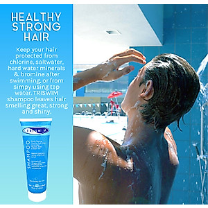 TRISWIM Chlorine Removal Swimmers Shampoo Moisturizing Repairing Hair, 8.5 fl.oz.