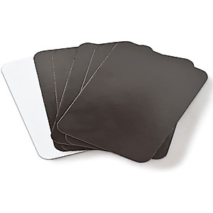 DistinctInk Refrigerator Magnet - Small Decorative - Great Gift / Present - Also Works on car - 2.1 inch Square - Round Corners - I'm Not Short I'm Just More Down to Earth