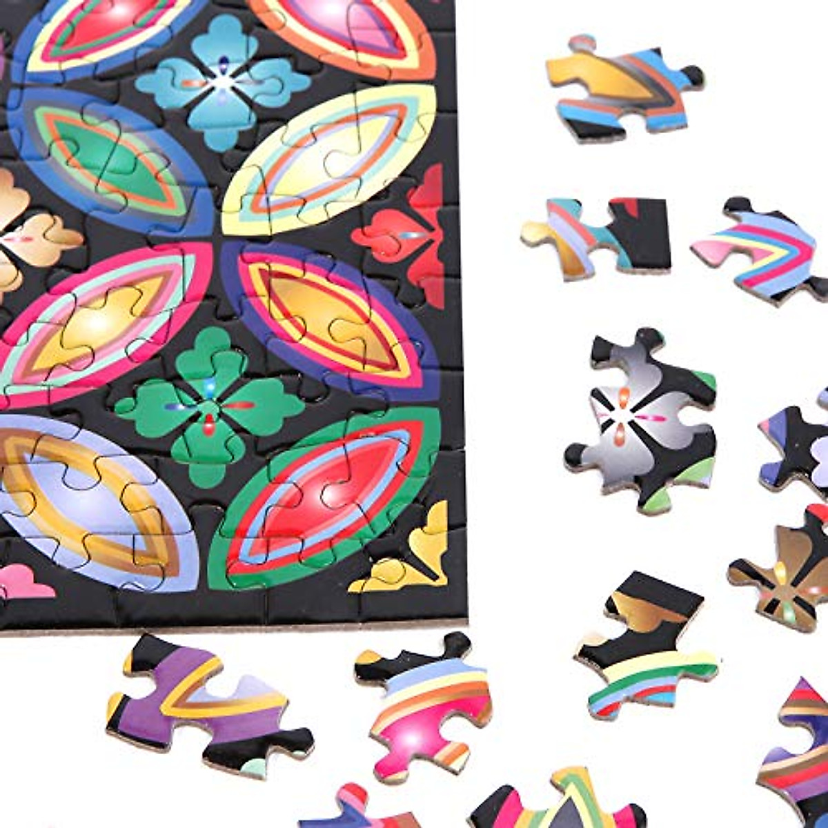 Bgraamiens Puzzle-Four Leaf Clover-1000 Pieces Creative Color Challenge Jigsaw Puzzle