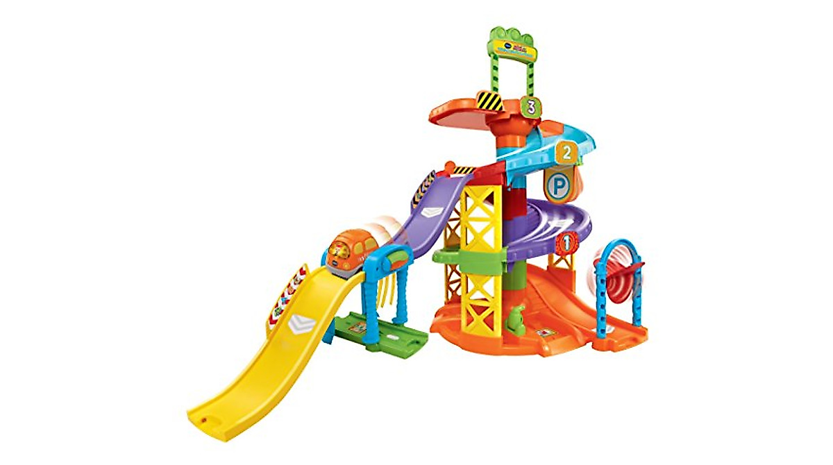 VTech Go! Go! Smart Wheels Spinning Spiral Tower Playset - Fun Learning