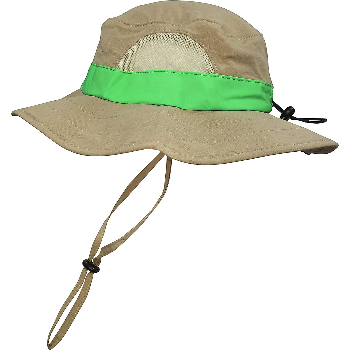 Eagle Eye Explorer Multi-Piece Set Cargo Vest with Reflective Safety Straps, 1 8x21 Magnification Binoculars and Safari Hat for Boys and Girls (Small/Medium, Tan and Green)