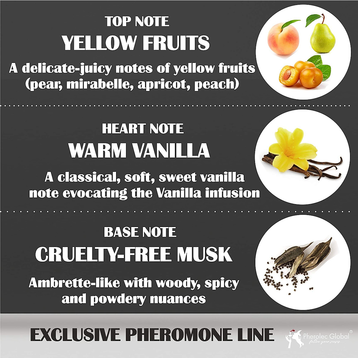 Pherolec Global follow your senses... Prey&Touch Pheromone for Men 0.34 Fl. Oz. Perfume Ultra Strong Feromonas para Hombres Atraer Mujeres