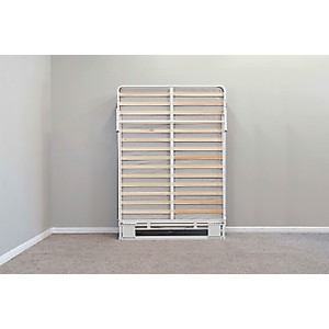 Wilding Wallbeds Deluxe Murphy Bed Frame Vertical Wallbed, DIY Wood Frame for Folding Cabinet, Pull-Out Bed, Hidden Bed (Twin)