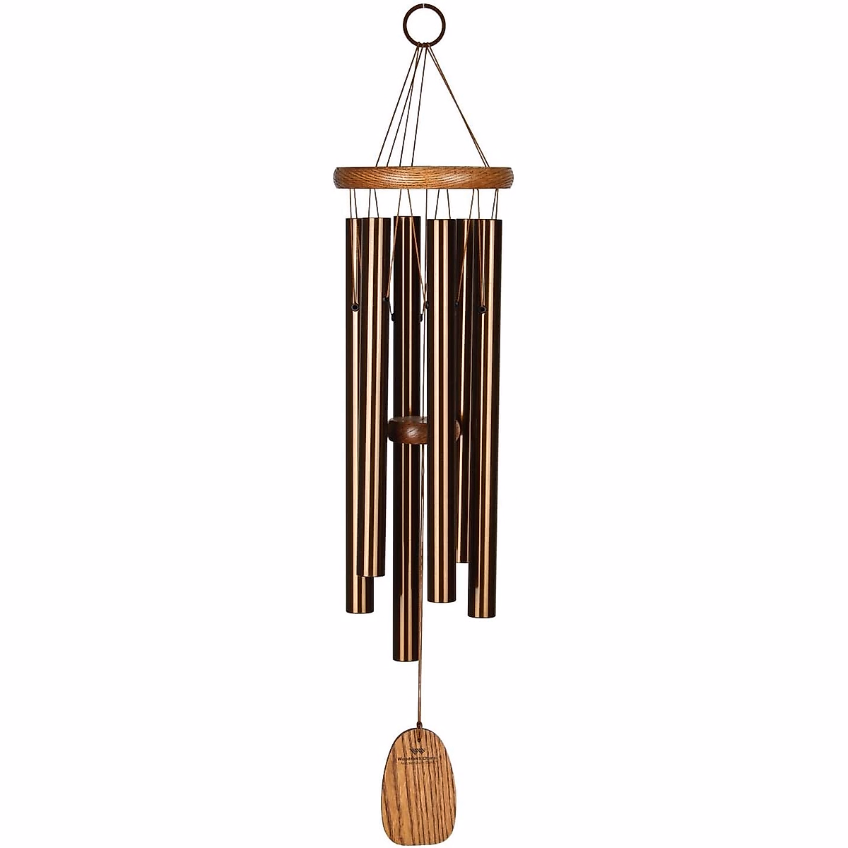 Woodstock Wind Chimes Amazing Grace Chime Medium (24'') Bronze Wind Chime Inspirational and Memorial Gifts Wind Chimes for Outside Patio Home or Garden Decor Christmas Gifts (AGMBR)