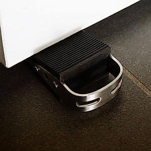 Large Rubber Door Stopper - Door Stop That Won't Scratch Floor or Door - Works On All Surfaces