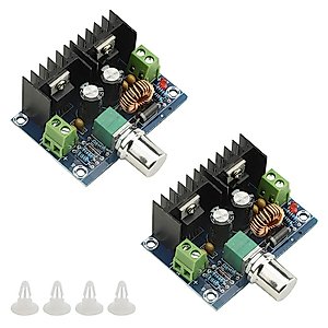 XINGYHENG 2PCS 5A Dc-Dc Buck Converter Module Max 8A 200W 4-40V to 1.25-36V XL4016E1 DC Regulating Board Constant Current Regulator Converter for Charging or Driver Module