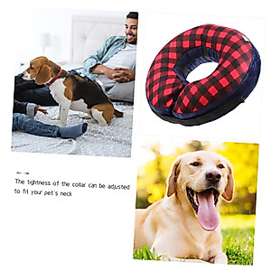BESPORTBLE 2pcs Elizabeth Adjustable Pet Puppy Surgery Supply Dog Pet Pet Neck Pillow Cat Accessory Cat Recovery Supply Cat PVC Spine Collars