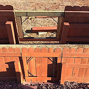 Mofeez Gate Corner Brace Bracket No Sag Kit for Shed Doors, Driveway Gates, Corral Gates,Wood Windows