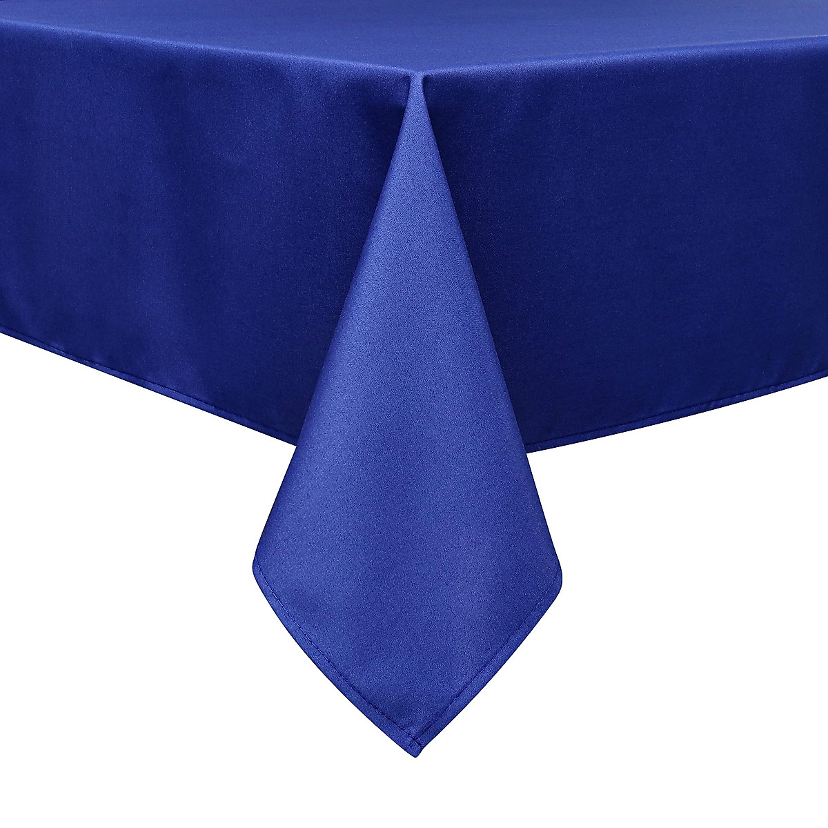 Wewoch Royal Blue Rectangle Tablecloth Wrinkle Resistant Washable Fabric Table Cloth for Dining,Kitchen, Parties Weddings and Outdoor Use 60 Inch by 84 Inch