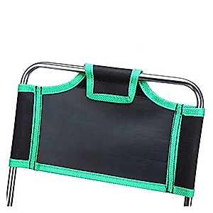 TRENTSNOOK Exquisite Camping Stool Outdoor Multifunctional Folding Stool Backrest Fishing Chair Aluminum Patio Furniture Travel Picnic Camping (Color : Light Blue)