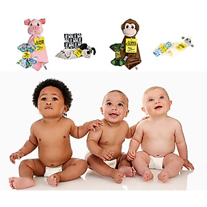 Baby Paper Crinkle Cuddlers Gift Sets (Pig)