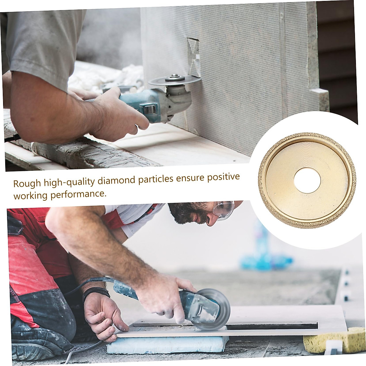 DOITOOL 1pc Diamond Grinding Wheel Cut Off Wheel Aggressive Cutting Diamond Cutoff Angle Disc Wheels Grinding Wheel Disc Cutting Discs Cut Off Disc France Sector