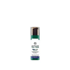 The Body Shop Tea Tree Hydrating Night Lotion, For Blemished Skin, 1 FL OZ, Vegan