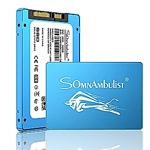 Somnambulist 2.5 inch SATA SSD120GB 240GB 60GB SATA3 Internal Ssd Solid State Hard Drive (Blue Cow-60GB)