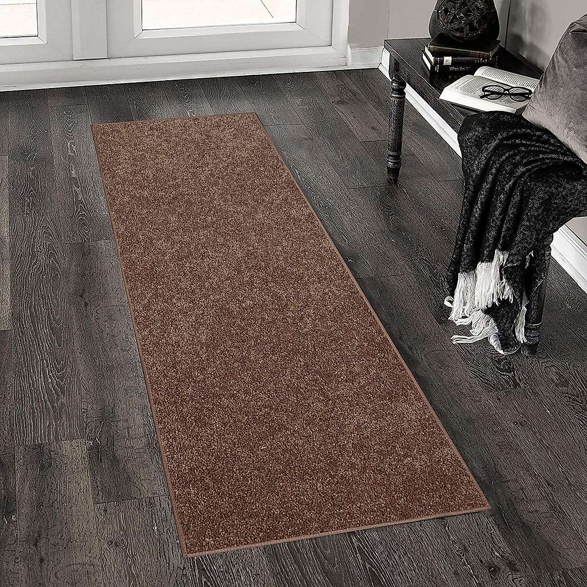 Bright House Solid Color Custom Size Runner Area Rugs - 2'6" x 6'