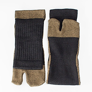 HONOW Tabi Socks, Split Toe Flip Flop Socks High Crew for Men and Women Cotton Pack of 4