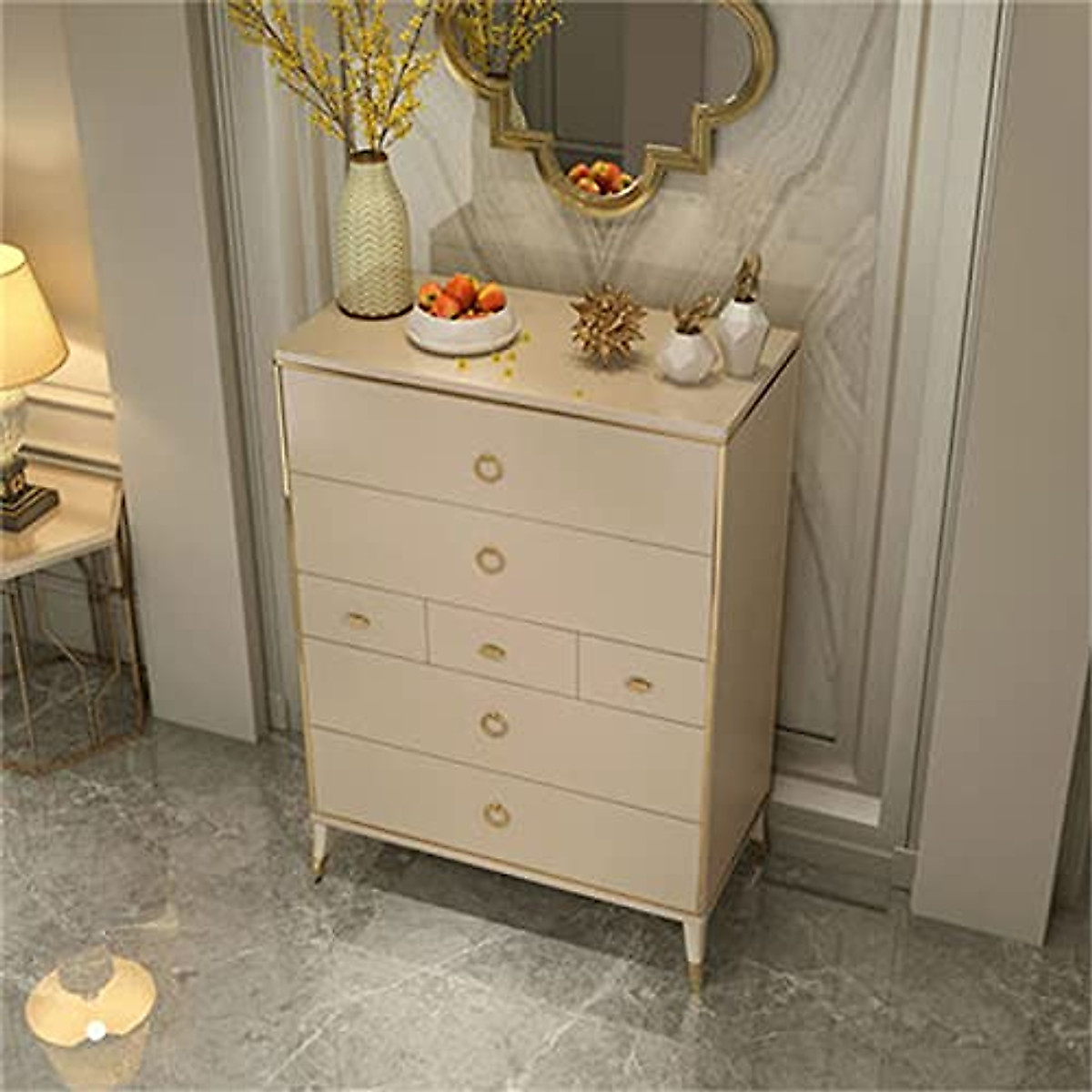 BYRCAL Chest of Drawers Drawer Cabinet Modern Simple Solid Wood Drawer Cabinet Bedroom Drawer Cabinet Storage Storage Cabinet for Home