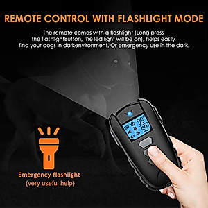 Dog Training Collar for 2 Dogs with Remote, Waterproof Rechargeable Electric Dog Shock Collar with Beep Vibration Shock Adjustable 0 to 99 Levels Dog Training Set for Large Medium Small Dogs